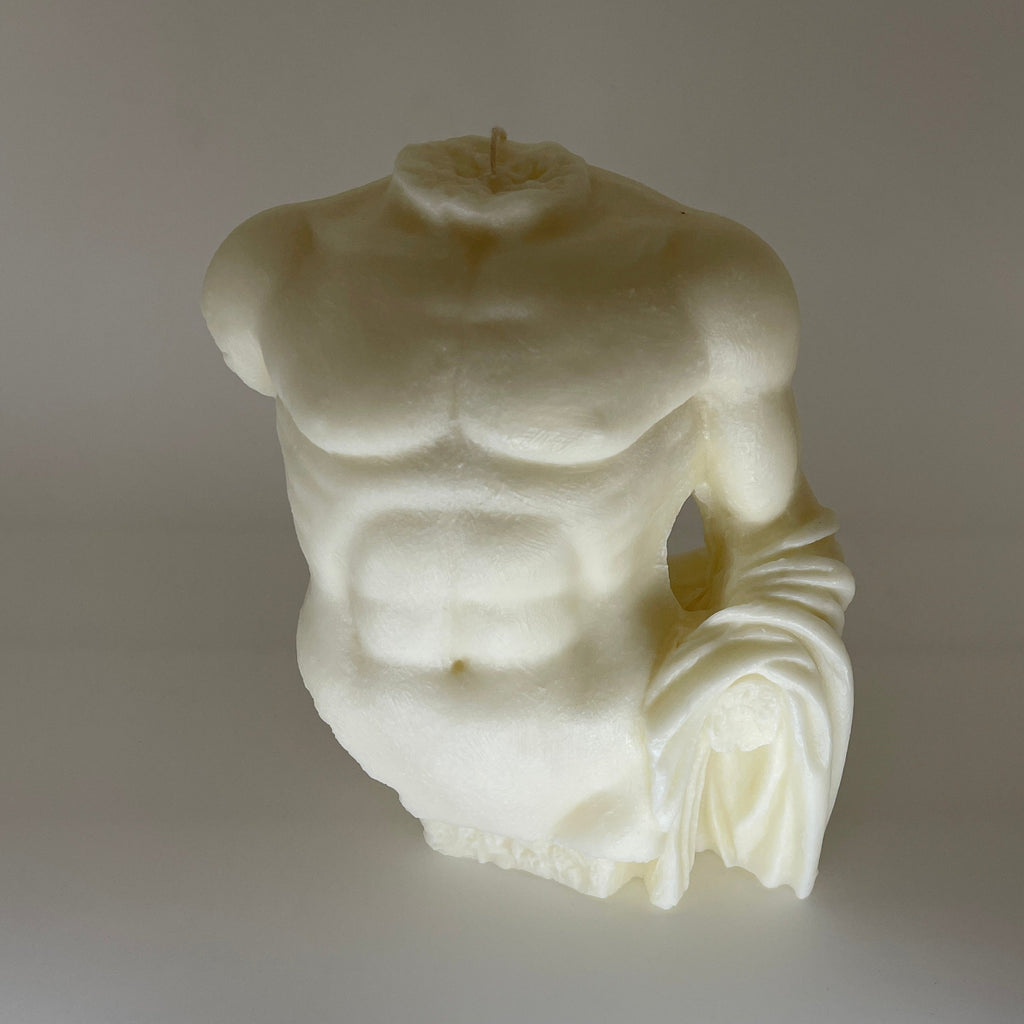 Male Torso Bust Candle - Large | Handmade Candles Sydney – SK4A