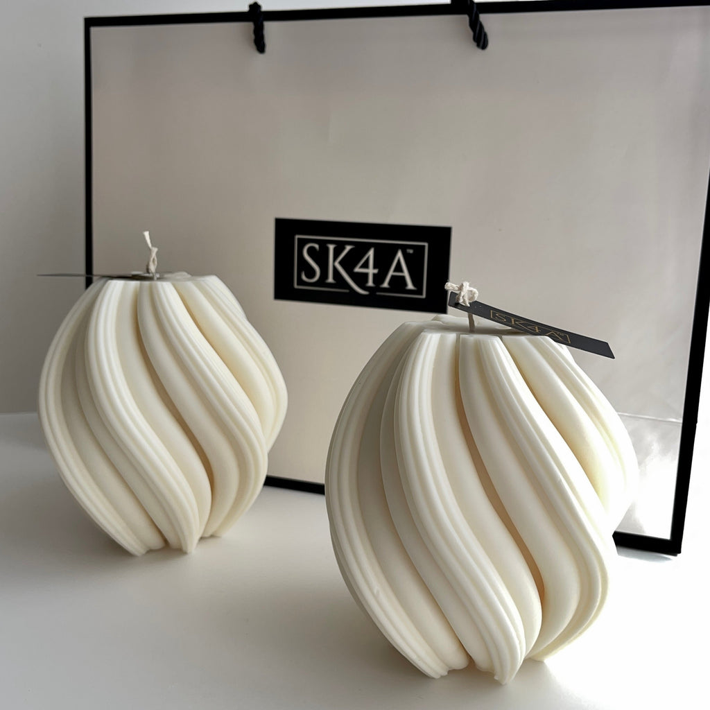 Simply Swirl Candle - Medium | Handmade Candles Sydney – SK4A